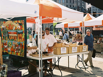 Spring Inspiration, Farmers Markets in the City