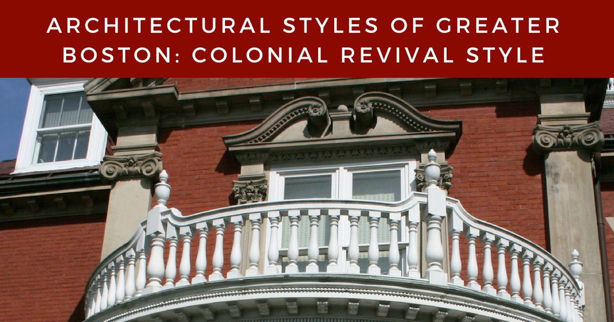 Architectural Styles of Greater Boston: Colonial Revival Style | Robert ...