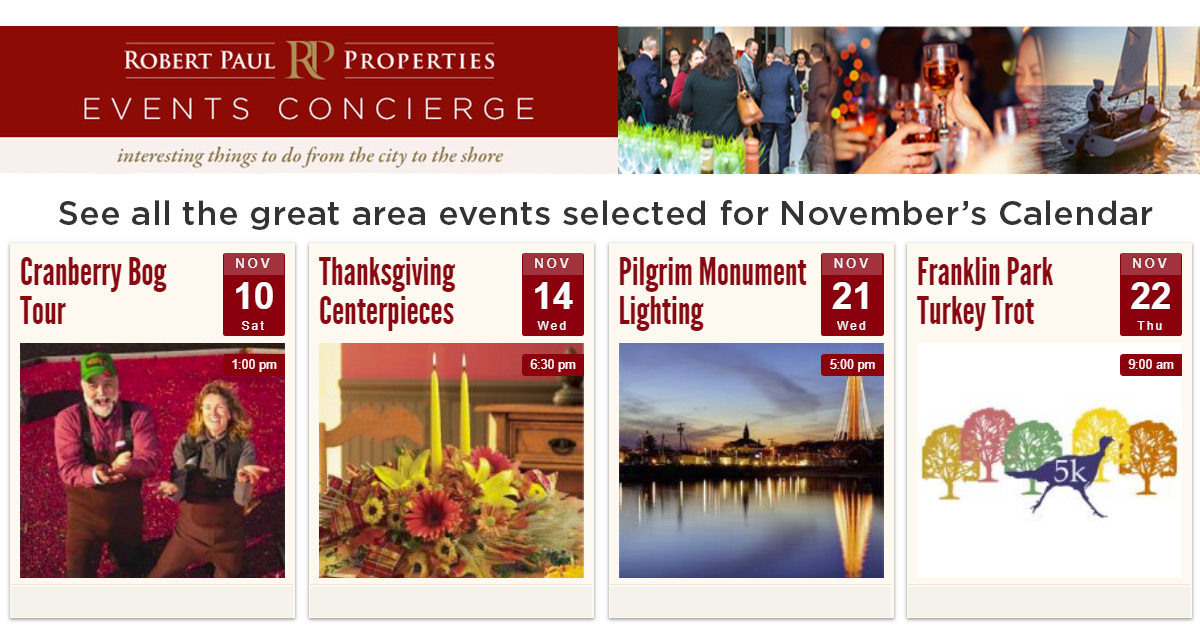 November 2018 Events: From City to Coast - Robert Paul Properties Blog